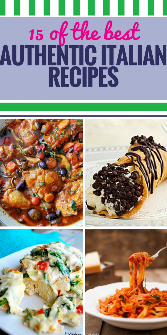 15 Authentic Italian Recipes - My Life and Kids