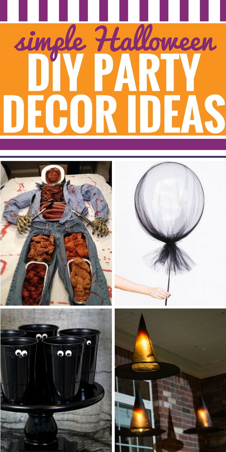 DIY Halloween Party Decor Ideas My Life And Kids