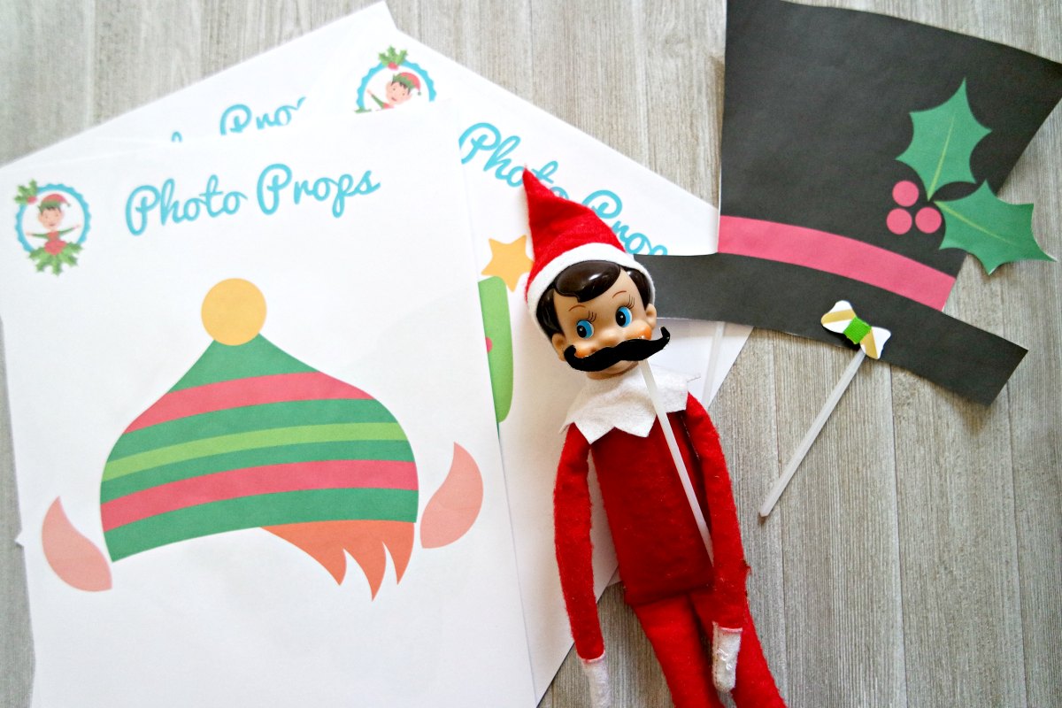 Christmas Elf Photo Props - My Life and Kids