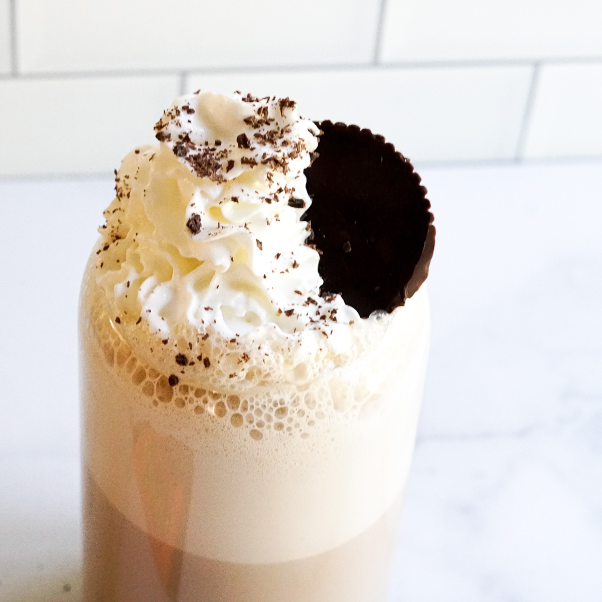 Bailey's Irish Cream and Peanut Butter Cup Latte Recipe - My Life and Kids