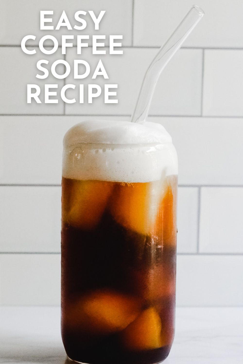 Easy and Refreshing Iced Coffee Soda Recipe - My Life and Kids